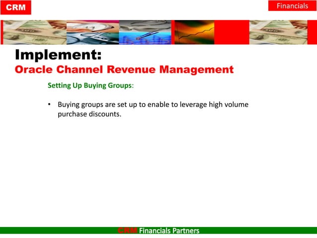 ORACLE CHANNEL REVENUE MANAGEMENT IMPLEMENTATION | PPTX