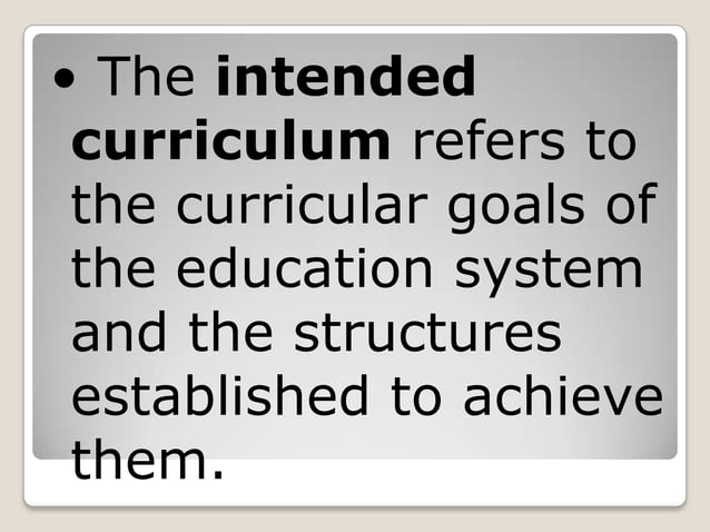 Implemented curriculum vs achieved curriculum | PPTX | Educational ...