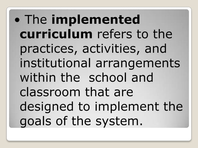 Implemented curriculum vs achieved curriculum | PPTX | Educational ...