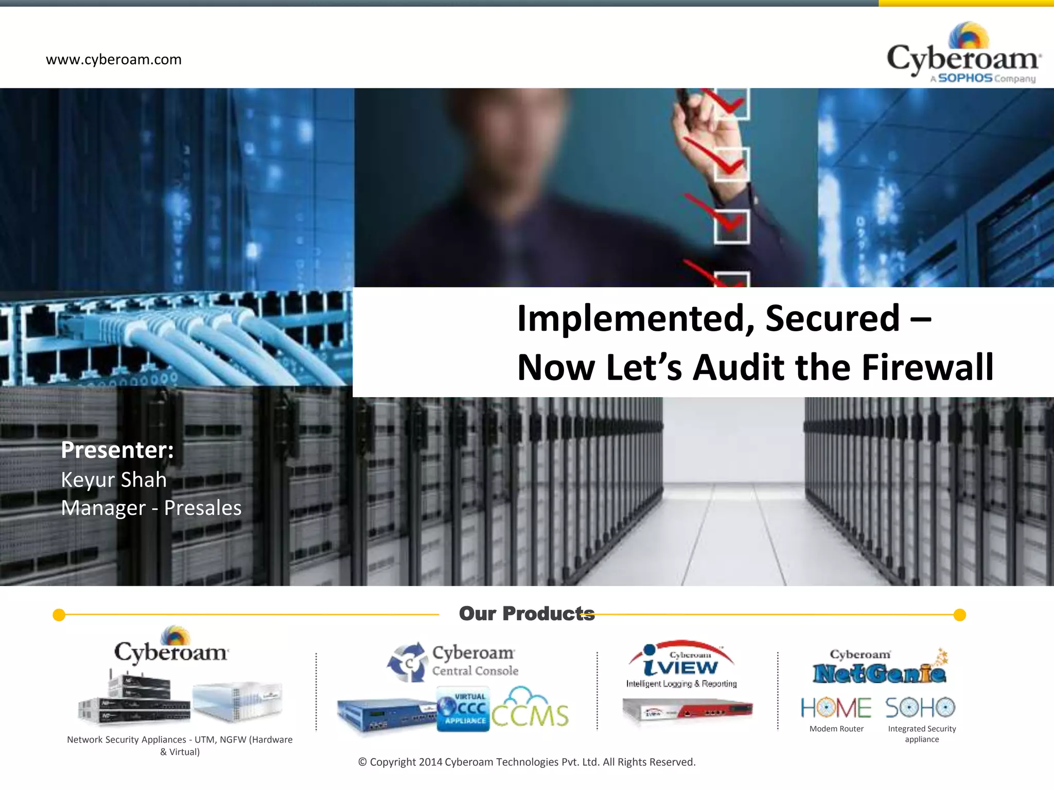 How to Audit Firewall, what are the standard Practices for Firewall ...