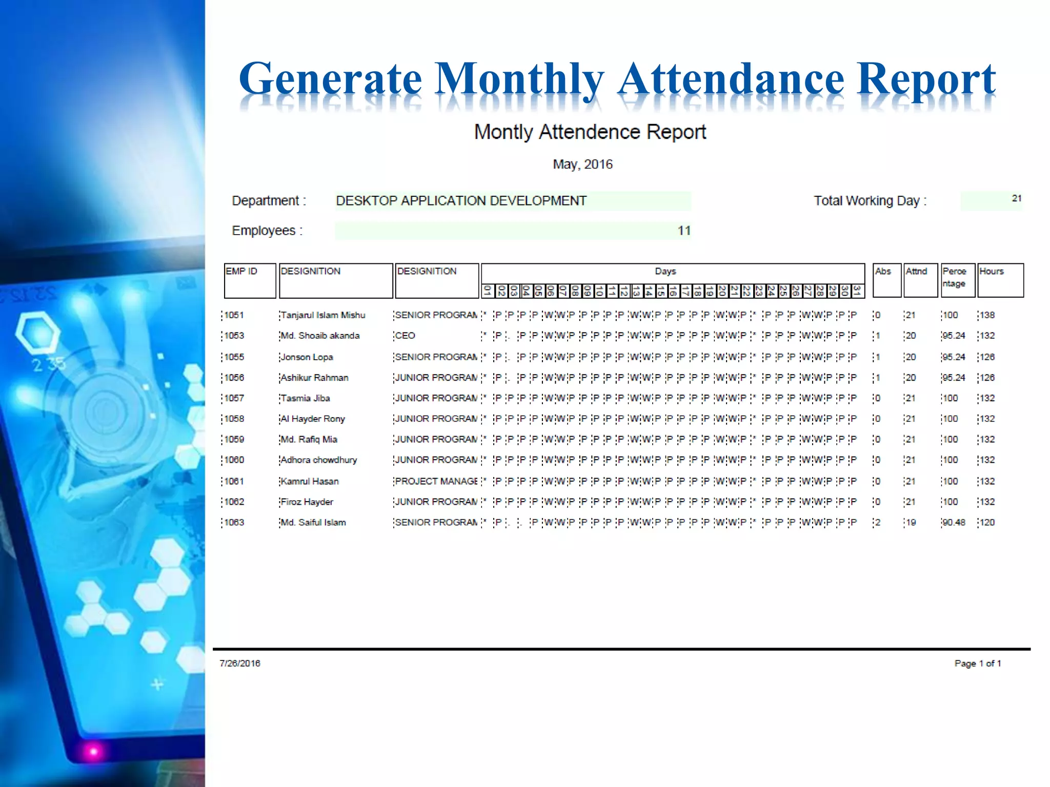 Implement Fingerprint authentication for employee automation system | PPT