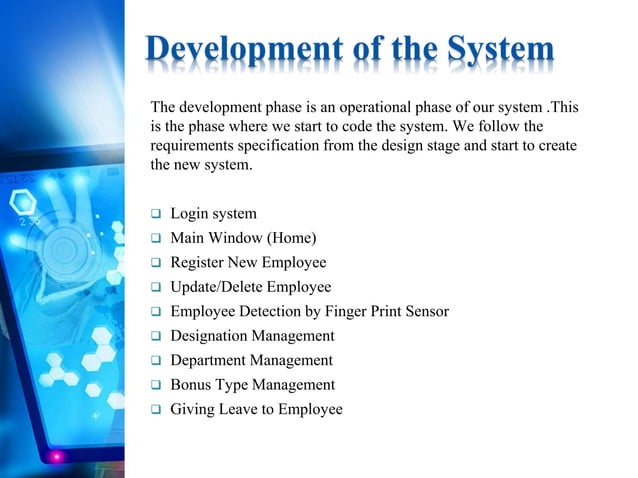Implement Fingerprint authentication for employee automation system | PPT