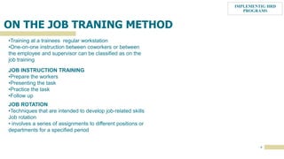 IMPLEMENTIG HRD PROGRAMS final.pptx