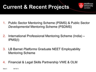 Implementing Successful Mentoring Schemes - Middlesex University | PPT ...