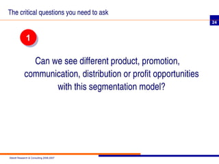 Implementing a Segmentation Strategy | PPT