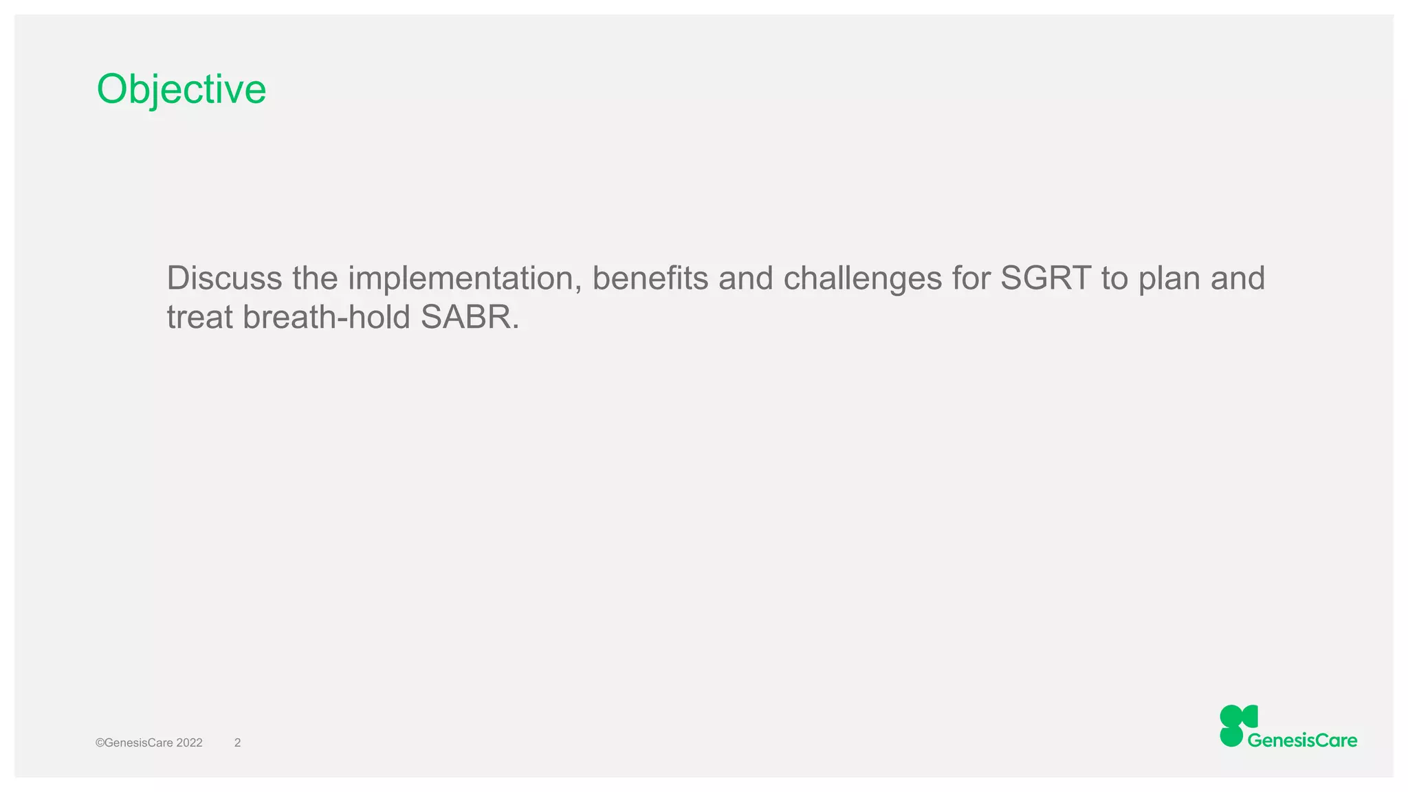 Implementing an End-to-End SGRT Workflow for Breath-Hold SABR | PDF