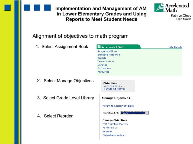Implementing And Managing Accelerated Math In Lower Elementary | PPT
