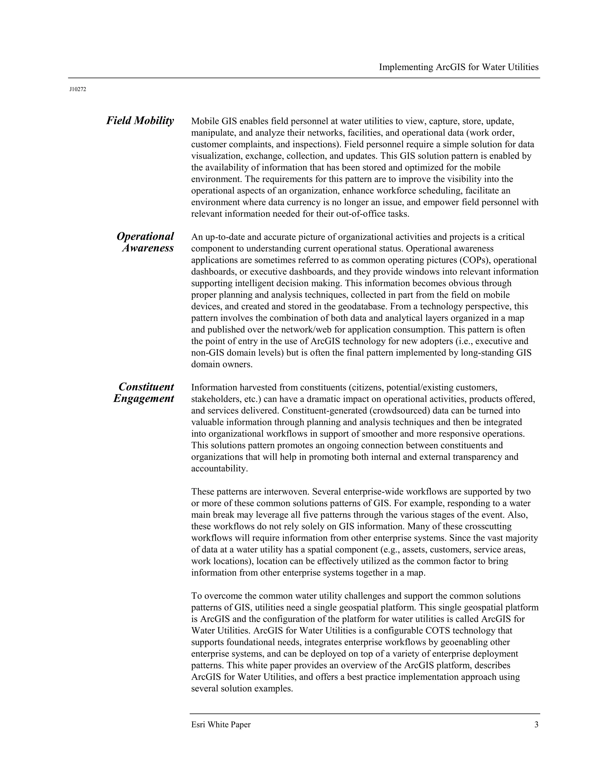 Implementing ArcGIS for Water Utilities | PDF