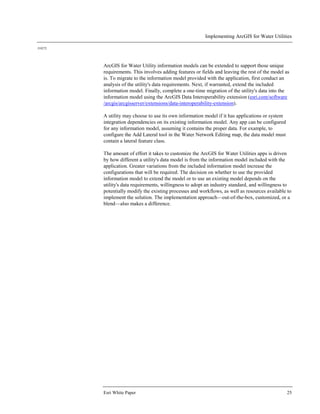 Implementing ArcGIS for Water Utilities | PDF