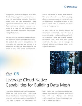 Implementing Data Mesh WP LTIMindtree White Paper | PDF