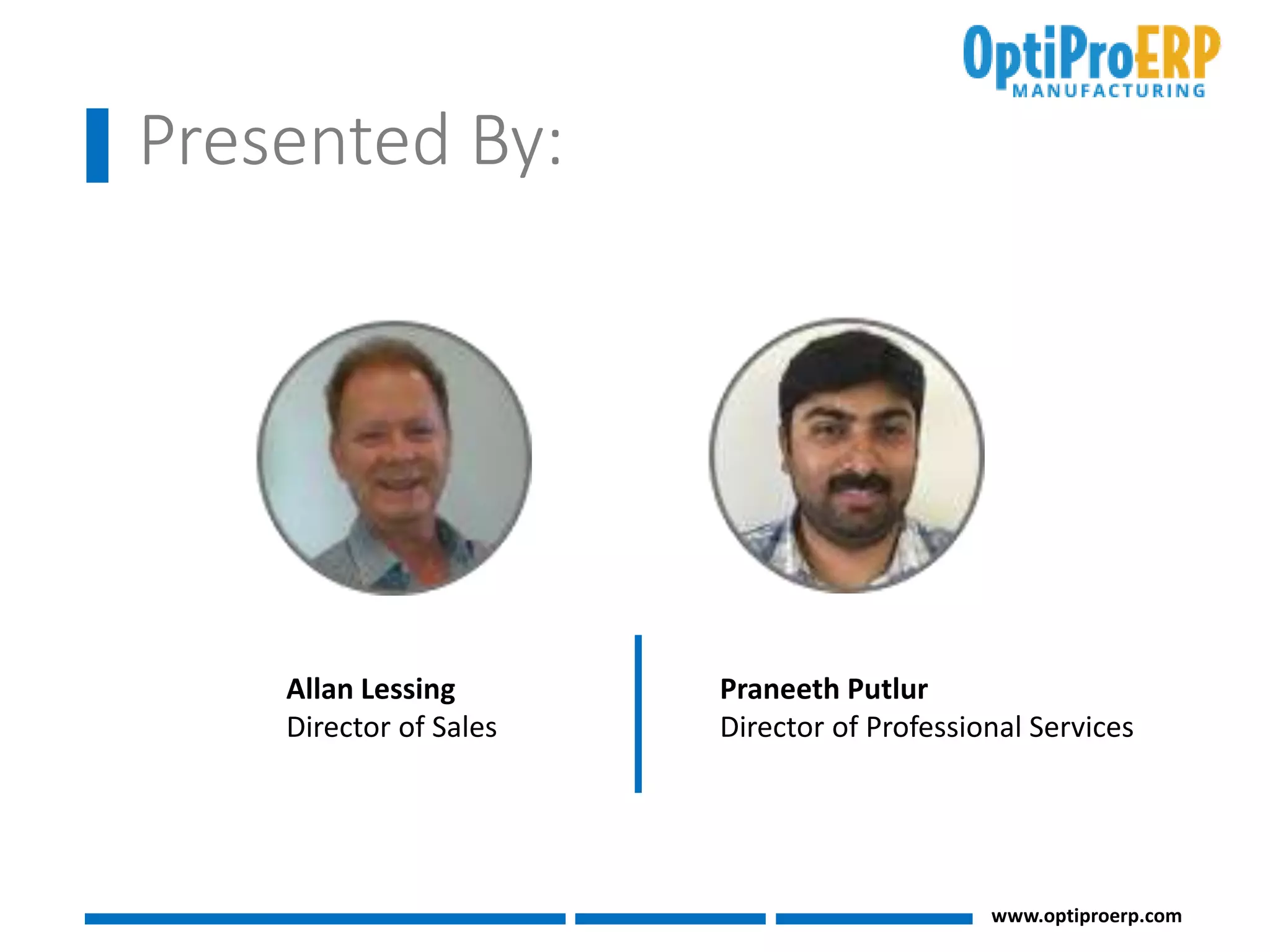 Implementing Inventory Management Best Practices | OptiProERP | PPT