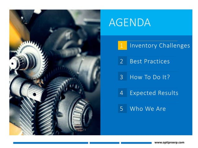 Implementing Inventory Management Best Practices | OptiProERP | PPT