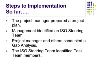 Implementing Iso 9001 2000 | PPT