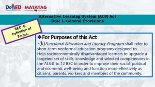 Implementing-Rules-and-Regulations-of-the-ALS-ACT-RA-No.11510.pptx