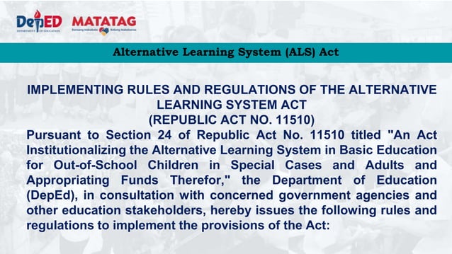 Implementing-Rules-and-Regulations-of-the-ALS-ACT-RA-No.11510.pptx ...