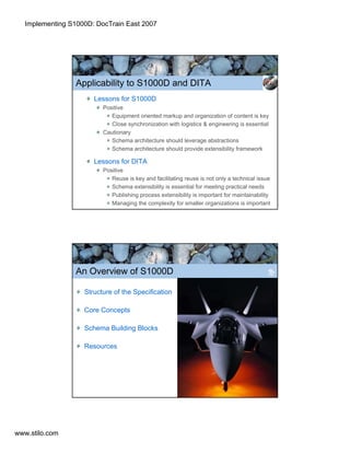 Implementing S1000D in the Real World | PDF