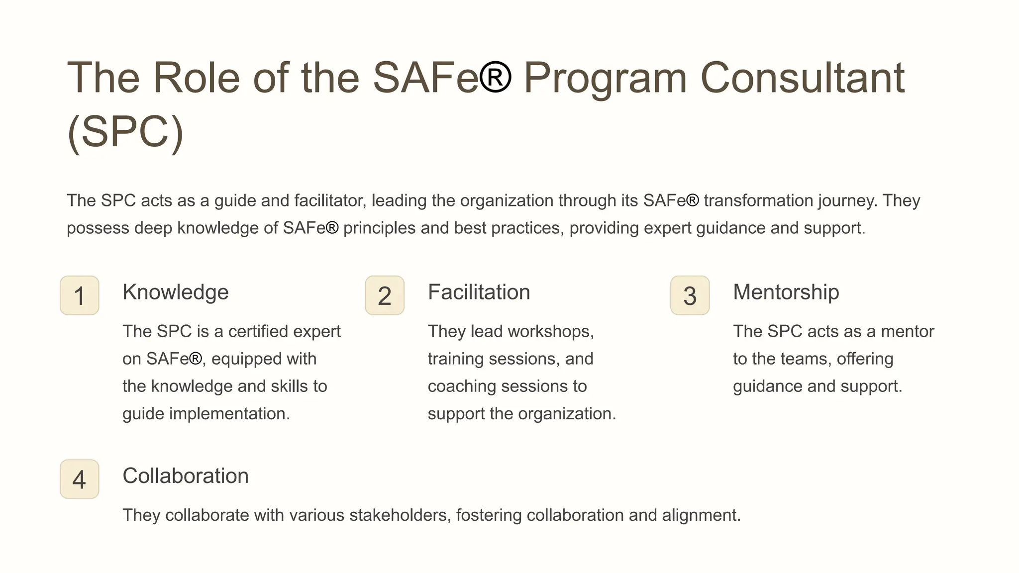 Implementing SAFe® 6.0 with SPC: Simplified Steps for Success | PPTX
