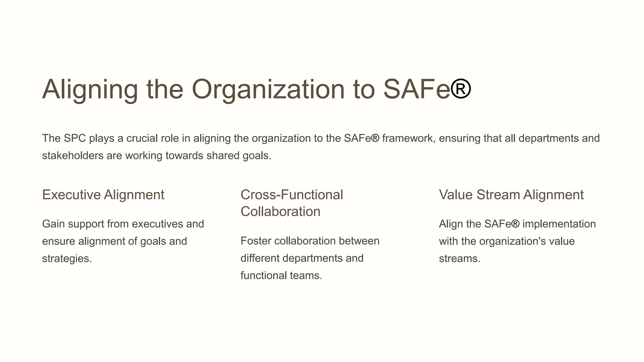 Implementing SAFe® 6.0 with SPC: Simplified Steps for Success | PPTX