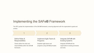 Implementing SAFe® 6.0 with SPC: Simplified Steps for Success | PPTX