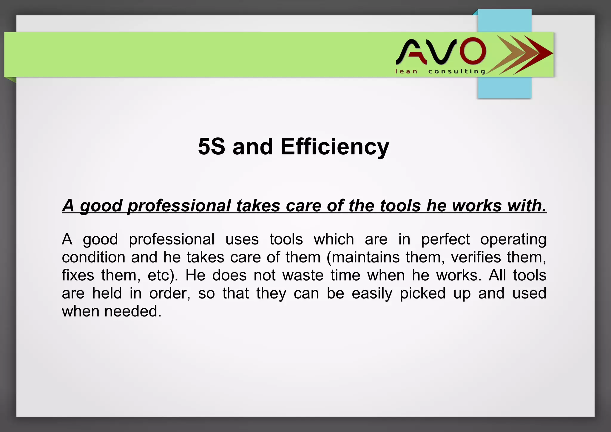 5S Implementation - The first step to continuous improvement | PPT
