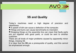 5S Implementation - The first step to continuous improvement | PPT