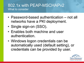 Implementing 802.1x Authentication | PPT
