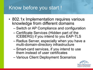 Implementing 802.1x Authentication | PPT