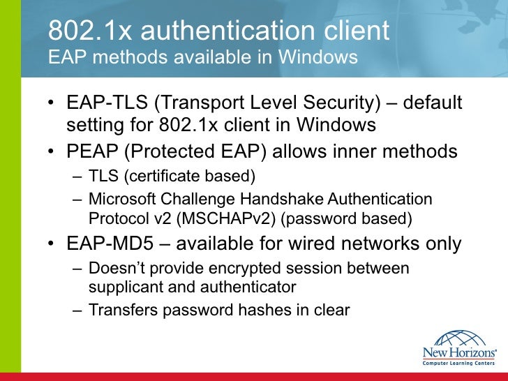 Implementing 802.1x Authentication Implementing 802.1x Authentication