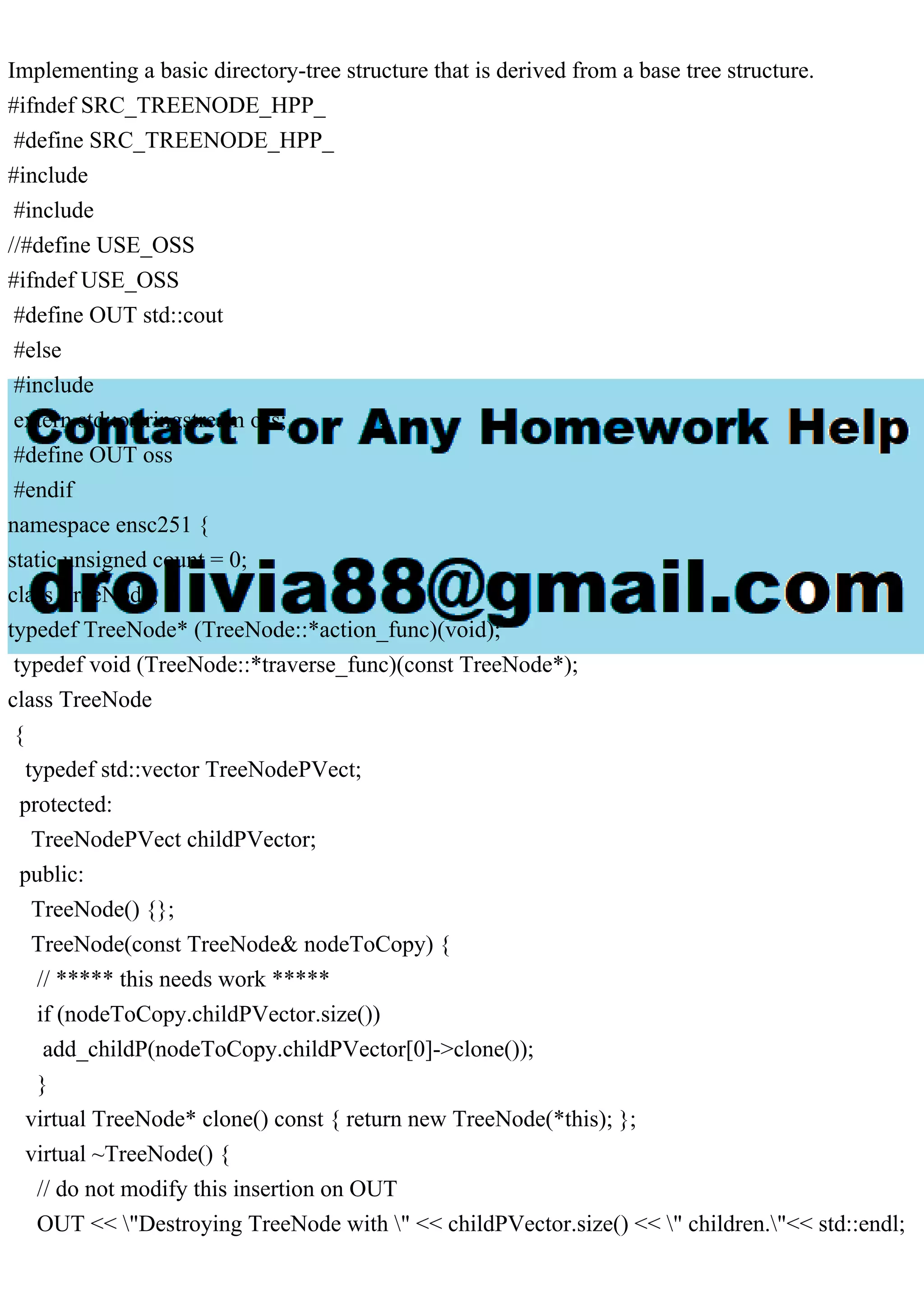 Implementing a basic directory-tree structure that is derived from a.pdf