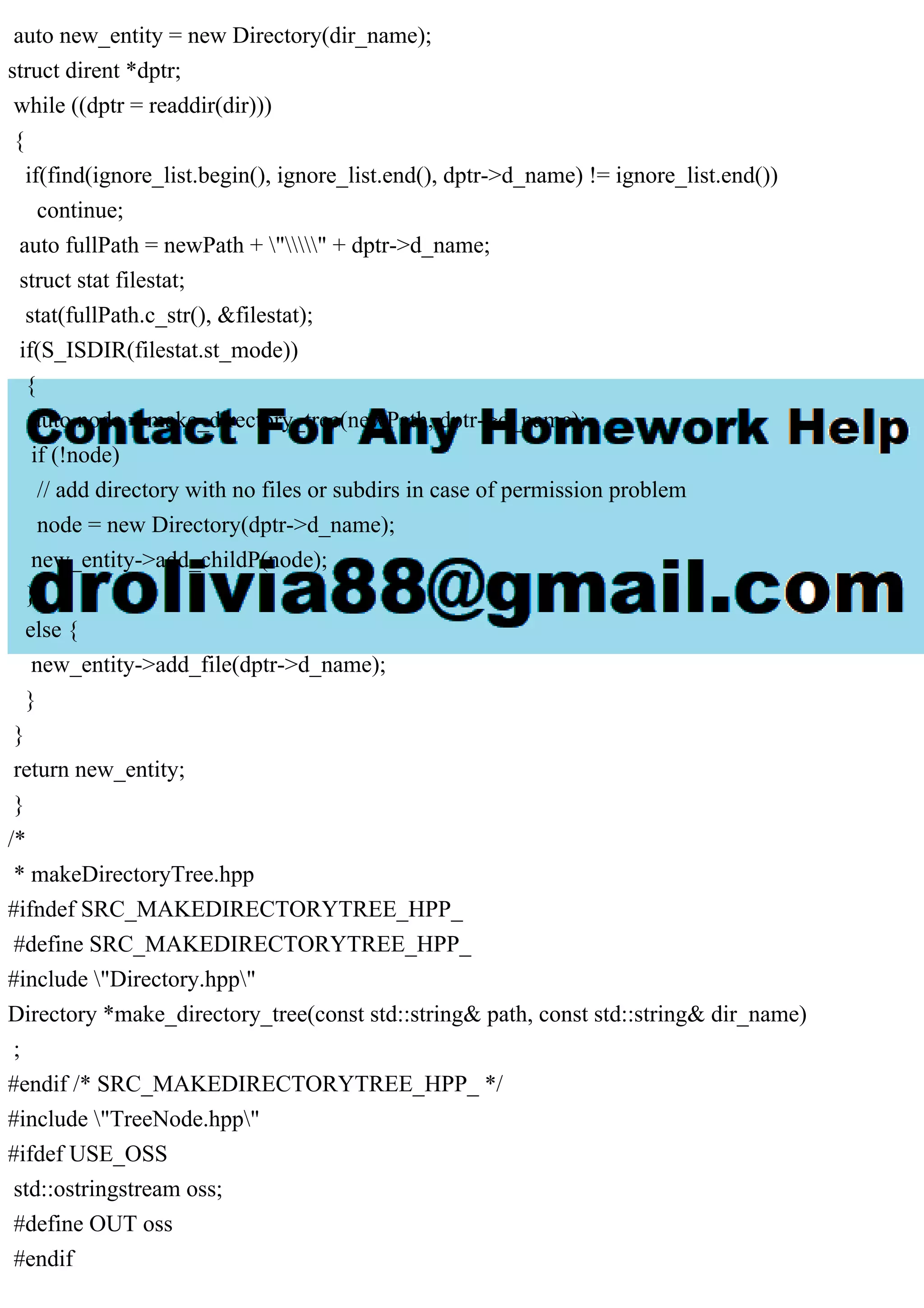 Implementing a basic directory-tree structure that is derived from a.pdf