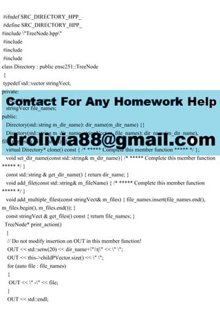 Implementing a basic directory-tree structure that is derived from a.pdf