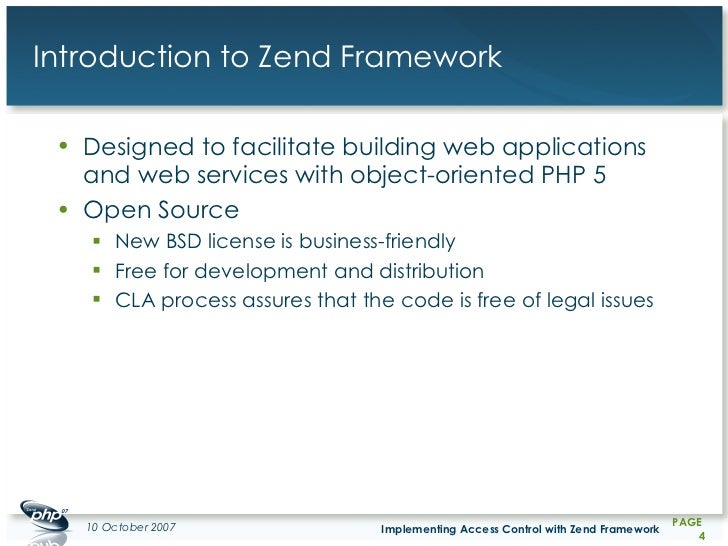 Implementing Access Control With Zend Framework