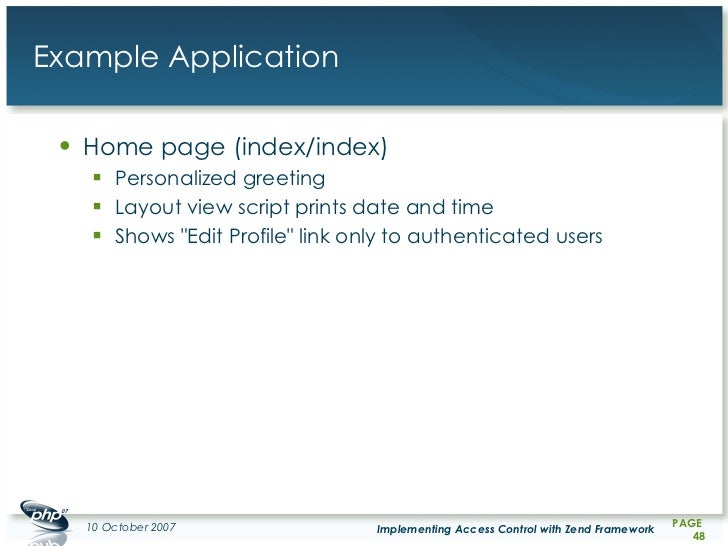 Implementing access control with zend framework Implementing access control with zend framework