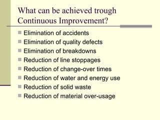 Implementing A Continuous Improvement Process | PPT