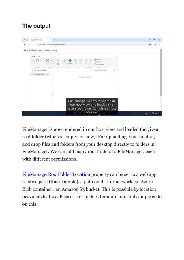 Implementing a file manager in ASP.NET Core 8.0 | PDF Implementing a file manager in ASP.NET Core 8.0 | PDF