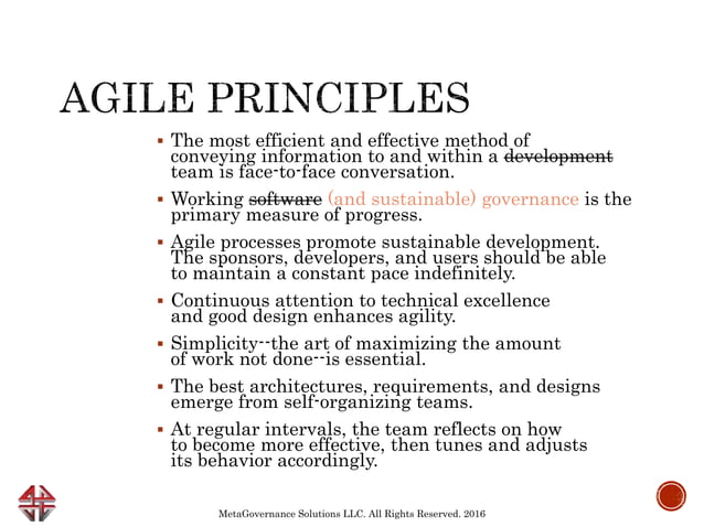 Implementing Agile Data Governance | PPT