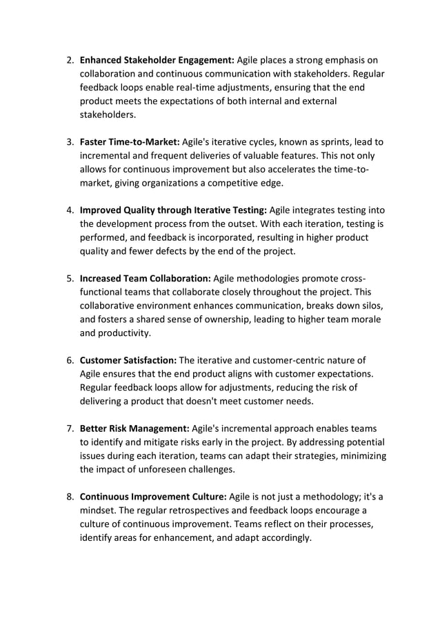 Implementing Agile In Non Software Projectspdf