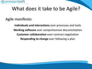 Implementing Agile : Do's and Don'ts | PPTX