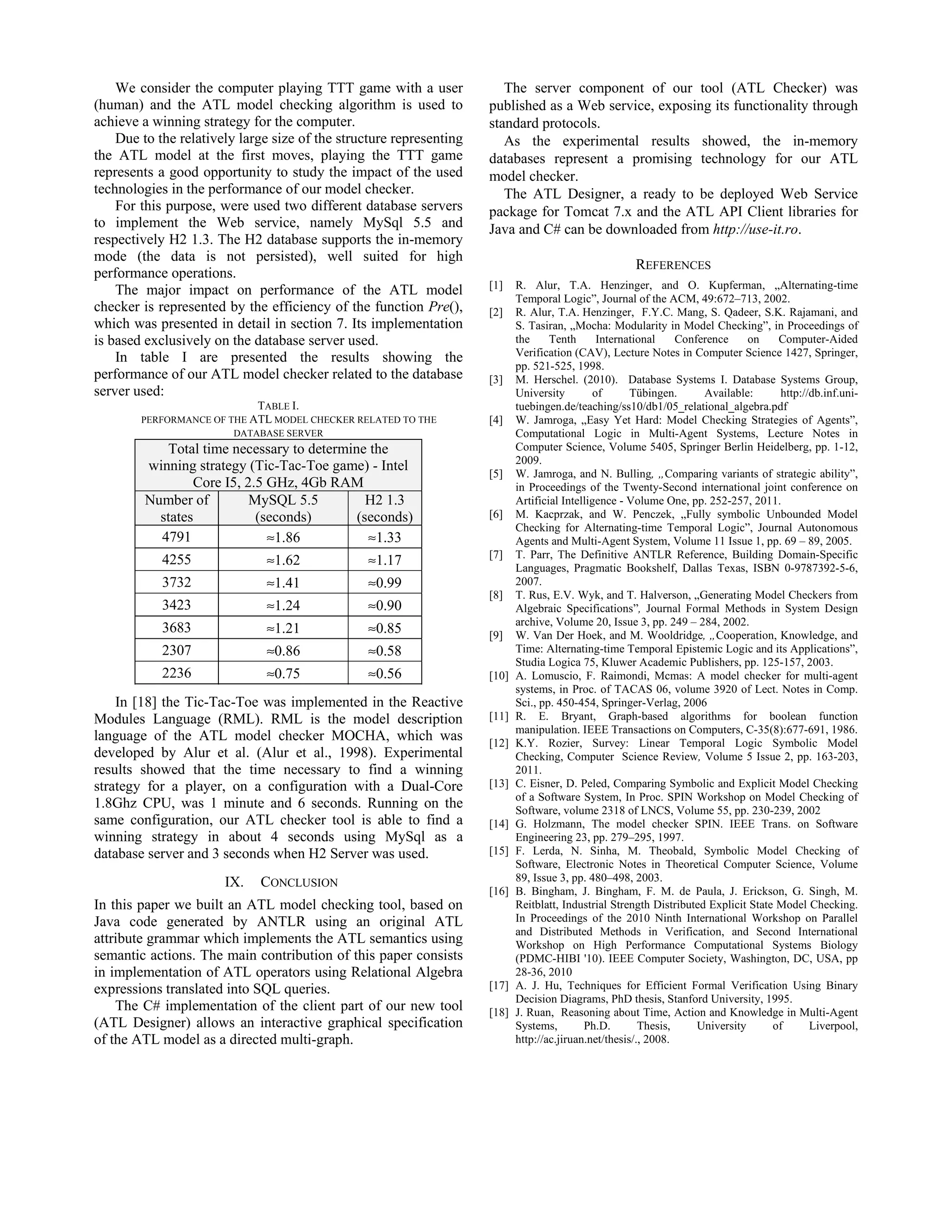 Implementing An Atl Model Checker Tool Using Relational Algebra Concepts Pdf