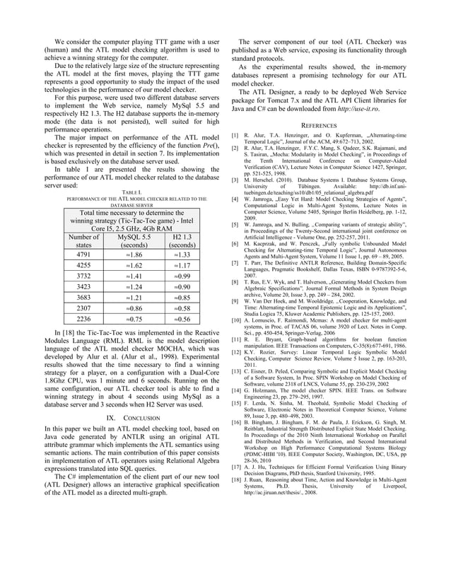 Implementing An Atl Model Checker Tool Using Relational Algebra Concepts Pdf