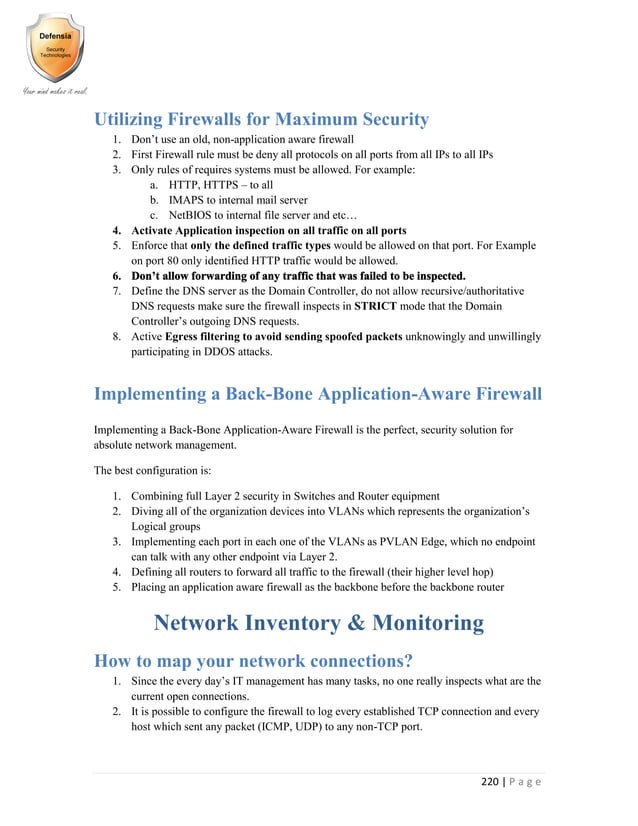 Implementing and auditing security controls part 2 | PDF