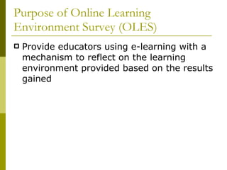 Implementing And Evaluating E Learning Environments | PPT | Education
