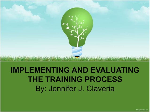 Implementing and evaluating the training process (hrm) | PPTX