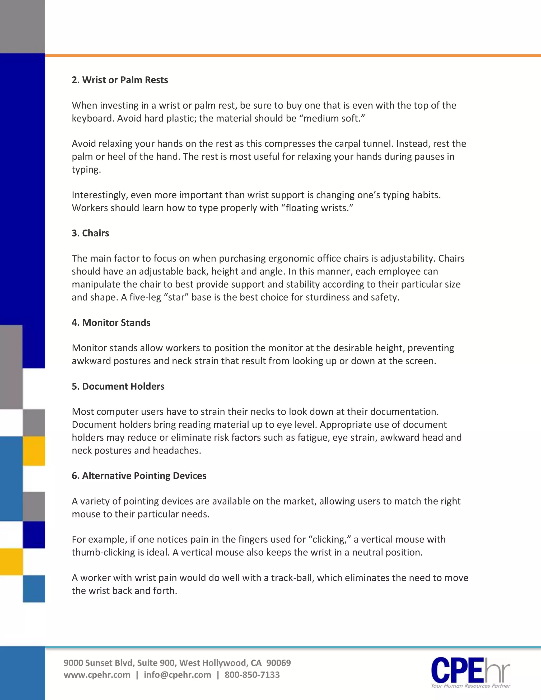 Implementing an Effective Ergonomic Safety Program | PDF