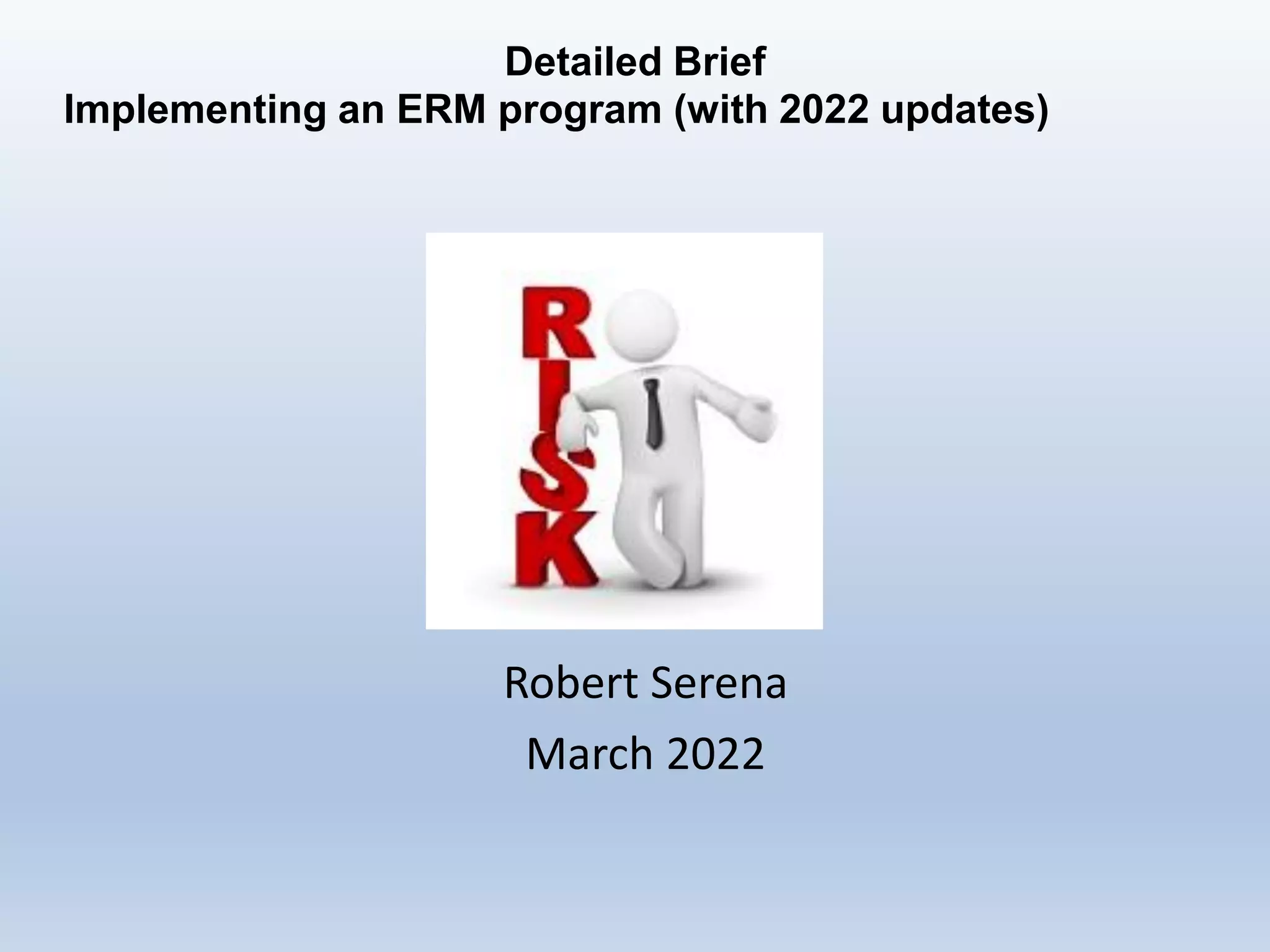 Implementing an Enterprise Risk Management program (2022 updates).pdf