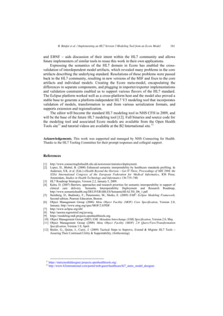 Implementing an HL7 version 3 modeling tool from an Ecore model | PDF | Programming Languages ...