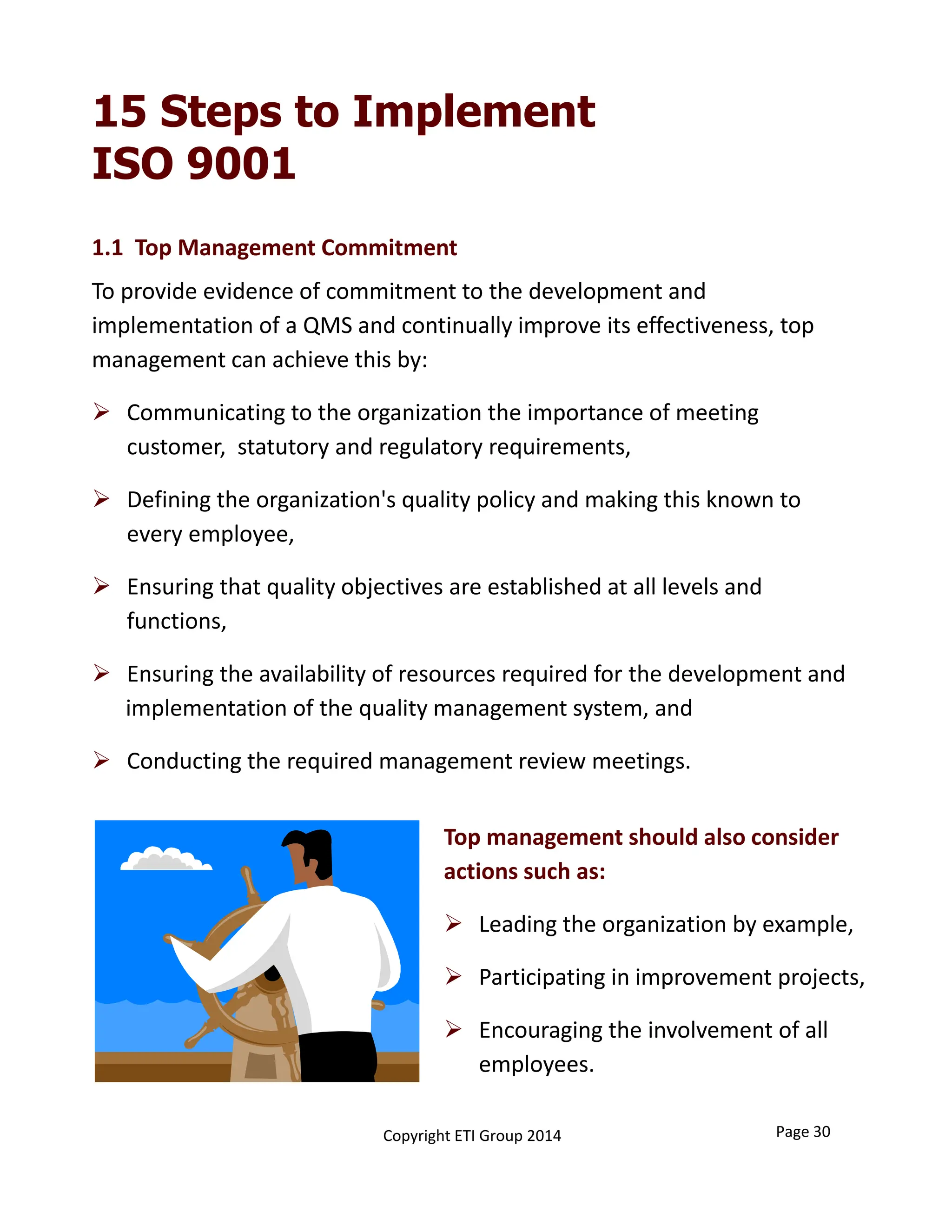 Implementing An ISO 9001 Quality Management System | PDF