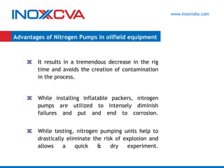 Implementing a nitrogen pump to enhance the capabilities of oilfield ...