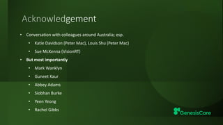 Implementing a novel breast workflow utilising 6DoF through AlignRT ...