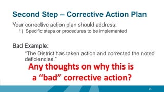 Implementing Appropriate and Timely Corrective Actions | PDF